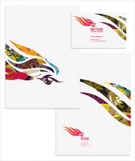 Yoga Store: Red Tiger - Logo-Designer.co