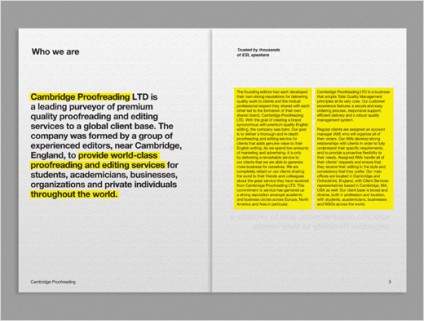 Identity Design for Cambridge Proofreading - Logo-Designer.co