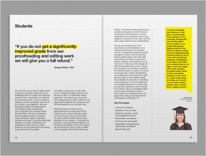 Identity Design for Cambridge Proofreading - Logo-Designer.co