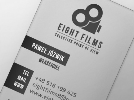 Corporate Identity for 'Eight Films' - Logo-Designer.co