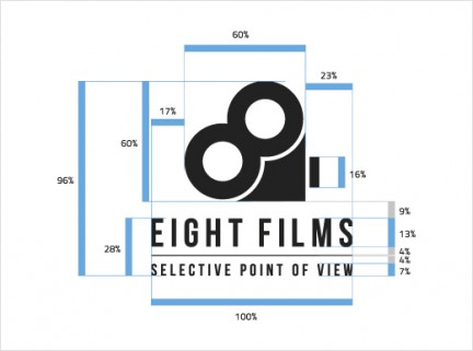 Corporate Identity for 'Eight Films' - Logo-Designer.co