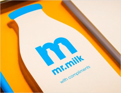 Logo and Identity Design for 'Mr. Milk' - Logo-Designer.co
