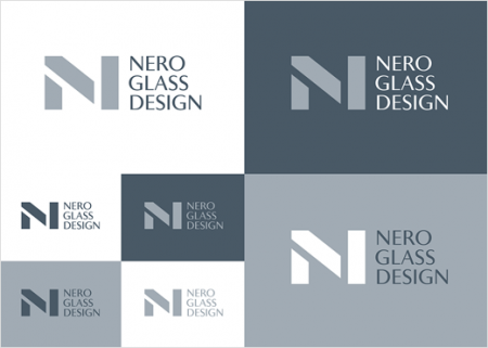 Offthetopofmyhead Creates New Logo for Nero Glass Design - Logo-Designer.co
