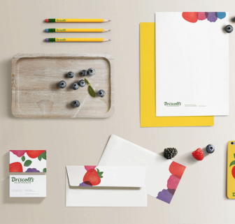 Berry Brand Driscoll’s Gets New Identity by Pearlfisher - Logo-Designer.co