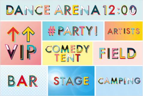 Virgin V Festival Gets New Logo and Branding by Form - Logo-Designer.co