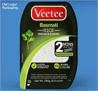 Webb deVlam Unveils New Look for VeeTee Rice Brand - Logo-Designer.co
