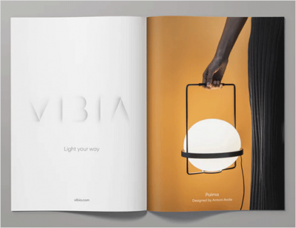 Pentagram Rebrands Spanish Lighting Company, ‘Vibia’ - Logo-Designer.co