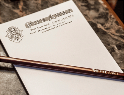 Here Design Creates Identity for The Fife Arms Hotel - Logo-Designer.co