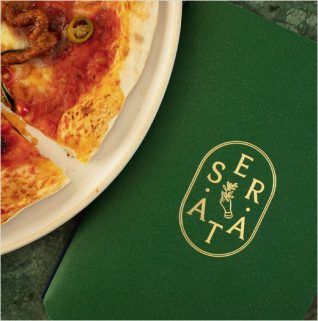 & SMITH Brands Albion & East's New 'Serata Hall' Restaurant - Logo ...