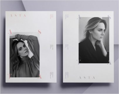 Model and Stylist Asta Valentaite Branded by SomeOne - Logo-Designer.co