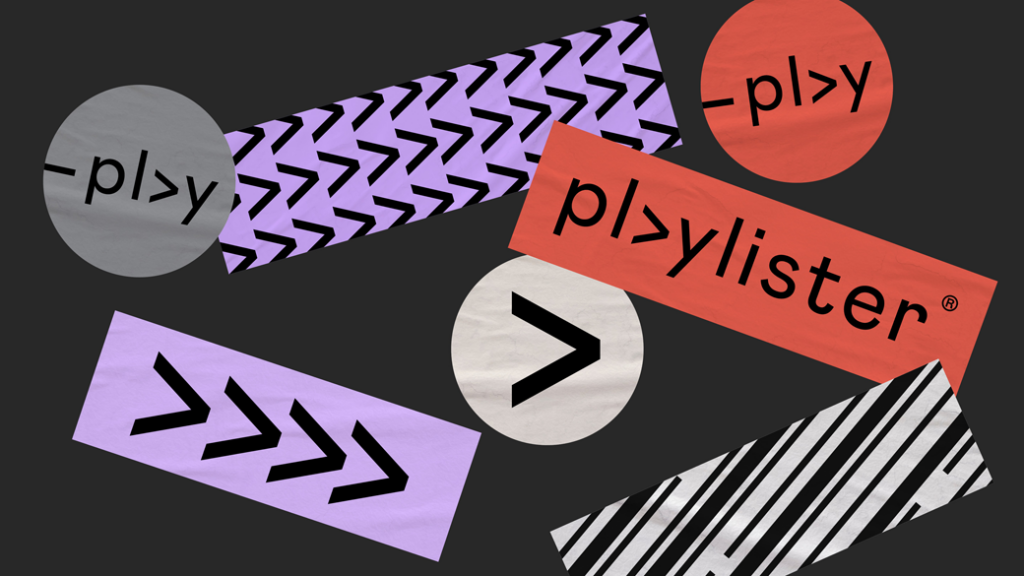 Playlister Reveals New Logo and Identity by Studio Output - Logo ...