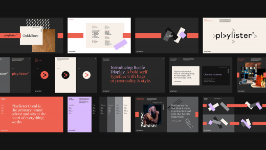 Playlister Reveals New Logo and Identity by Studio Output - Logo ...