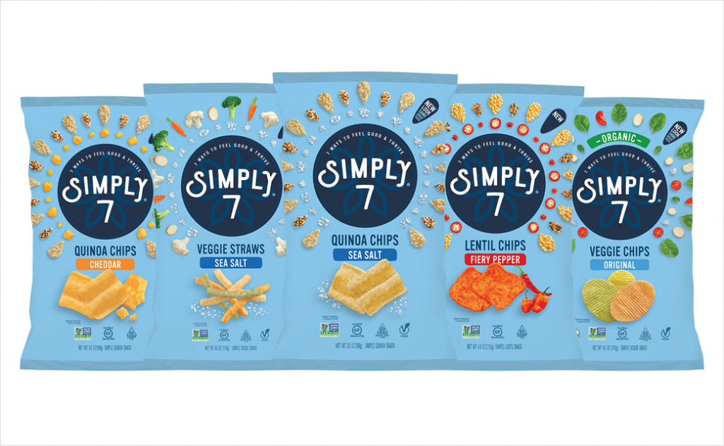 Simply 7 Introduces New Logo and Packaging - Logo-Designer.co