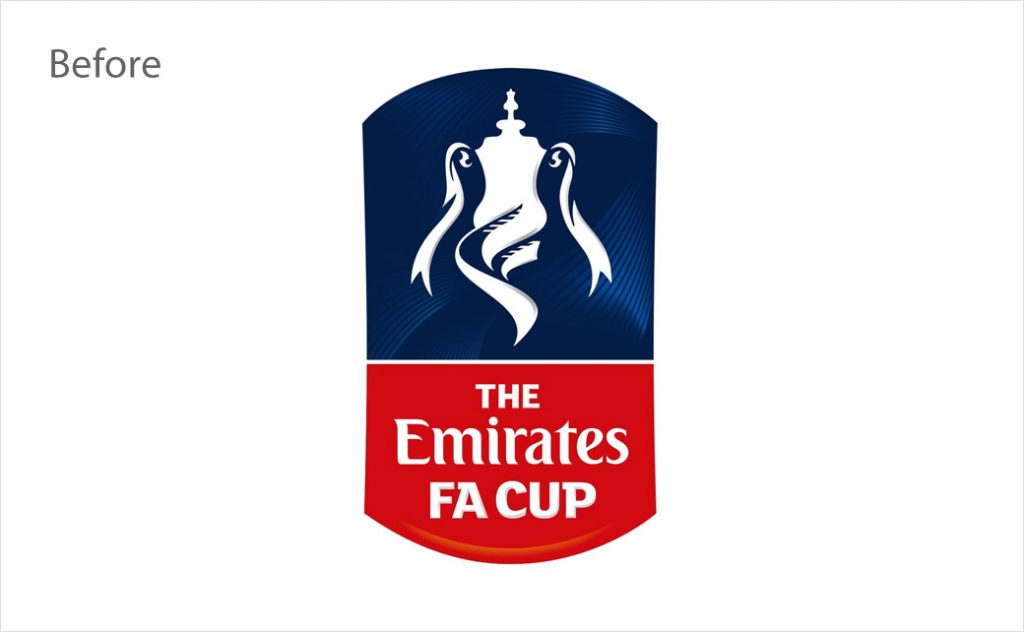 The FA Reveals New Emirates FA Cup Logo Design - Logo-Designer.co