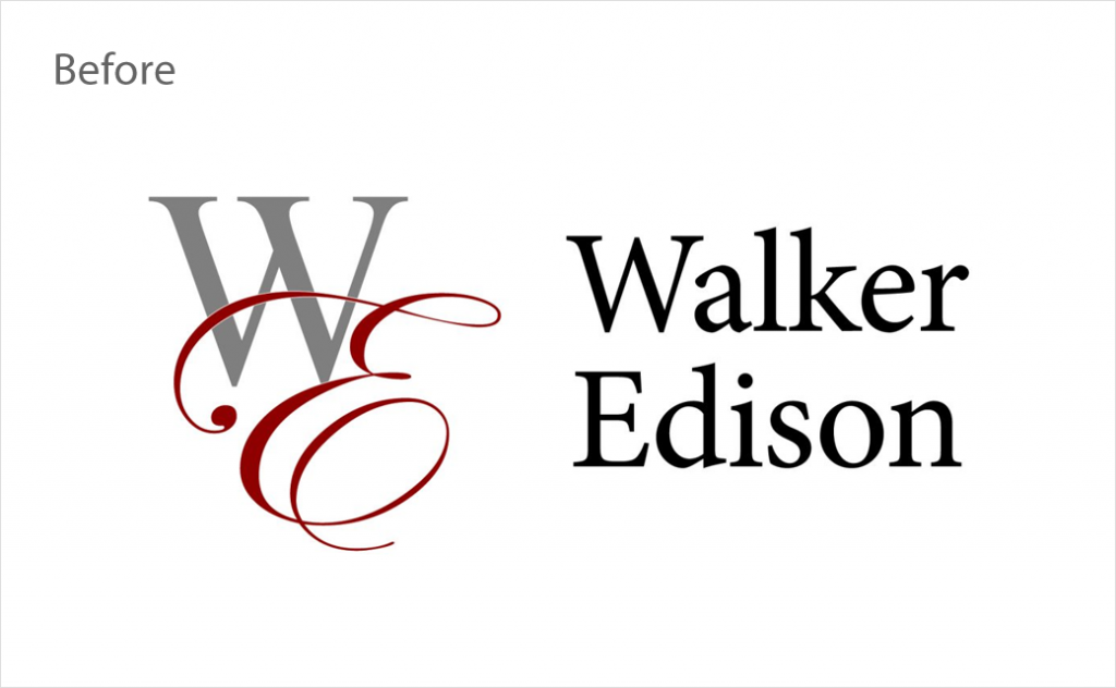 Furniture Brand Walker Edison Unveils New Logo Design - Logo-Designer.co