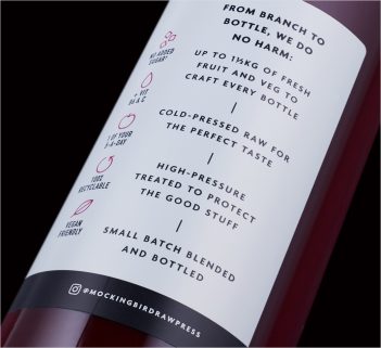 New Smoothie Brand ‘Mockingbird Raw Press’ Launches with Identity by B ...