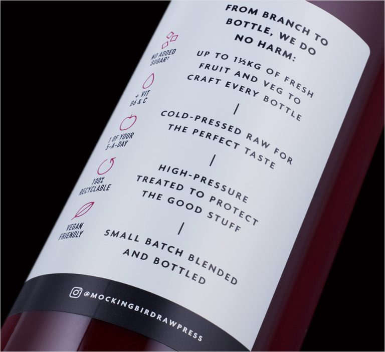 New Smoothie Brand ‘Mockingbird Raw Press’ Launches with Identity by B ...