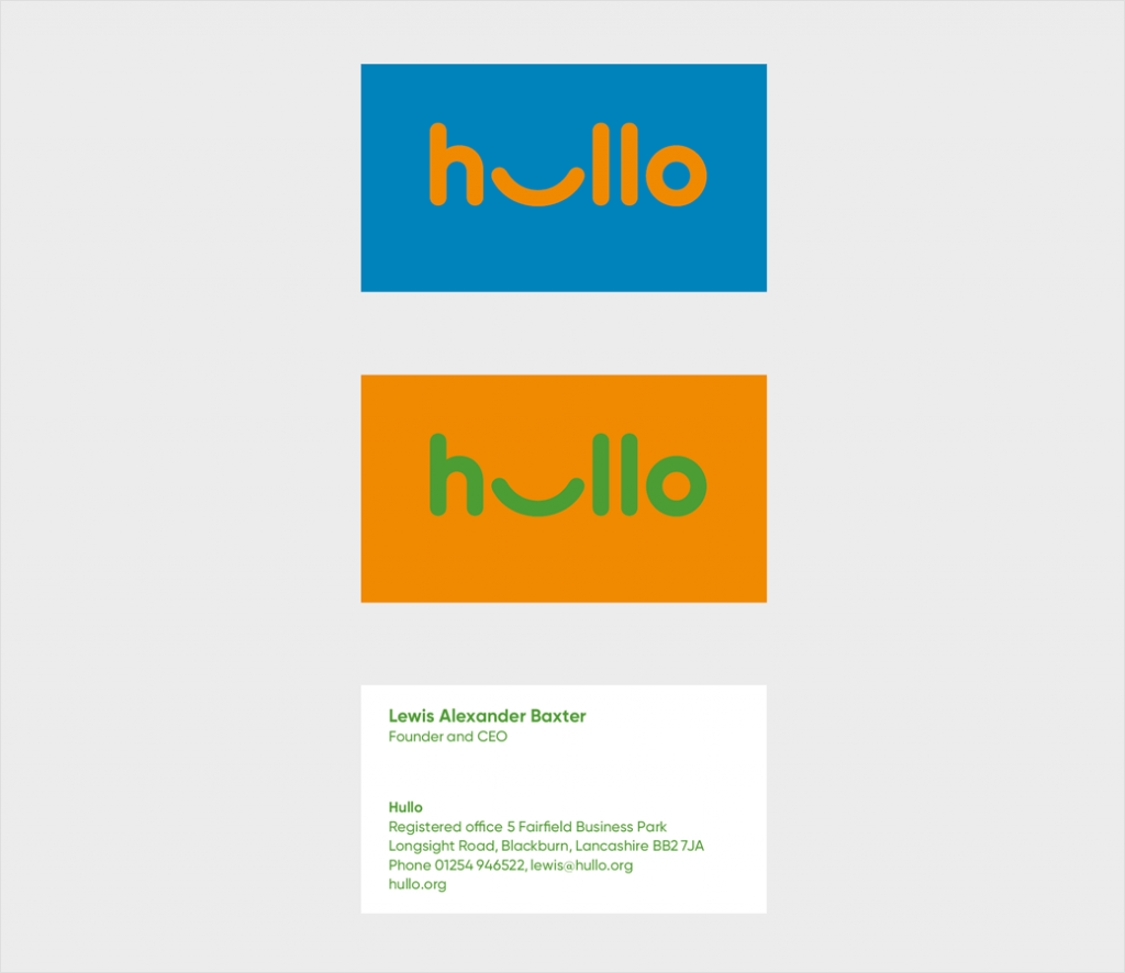 Offthetopofmyhead Brands New Non-Profit – 'Hullo' - Logo-Designer.co