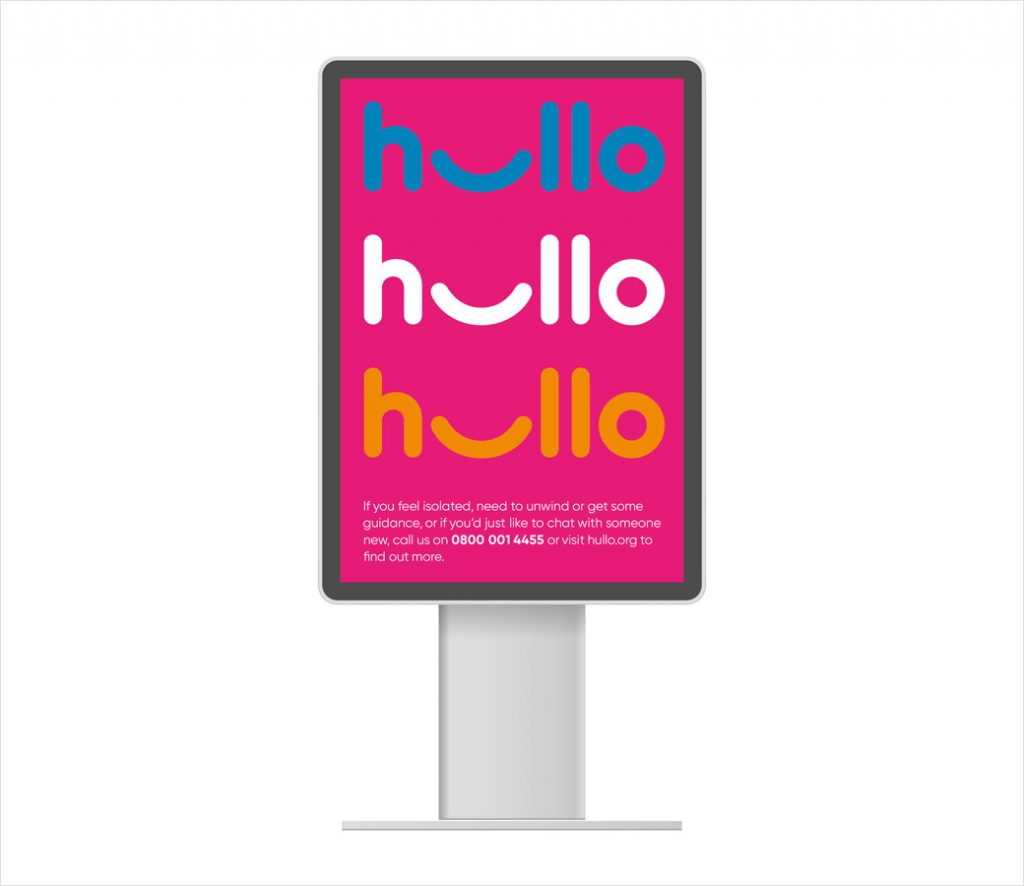 Offthetopofmyhead Brands New Non-Profit – 'Hullo' - Logo-Designer.co