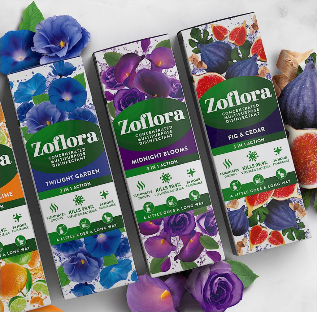 Zoflora Reveals New Logo and Packaging by PB Creative - Logo-Designer.co