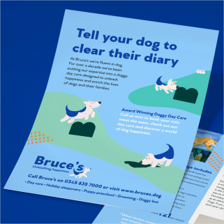 ODA Creates New Logo and Identity for Bruce’s Doggy Day Care - Logo ...