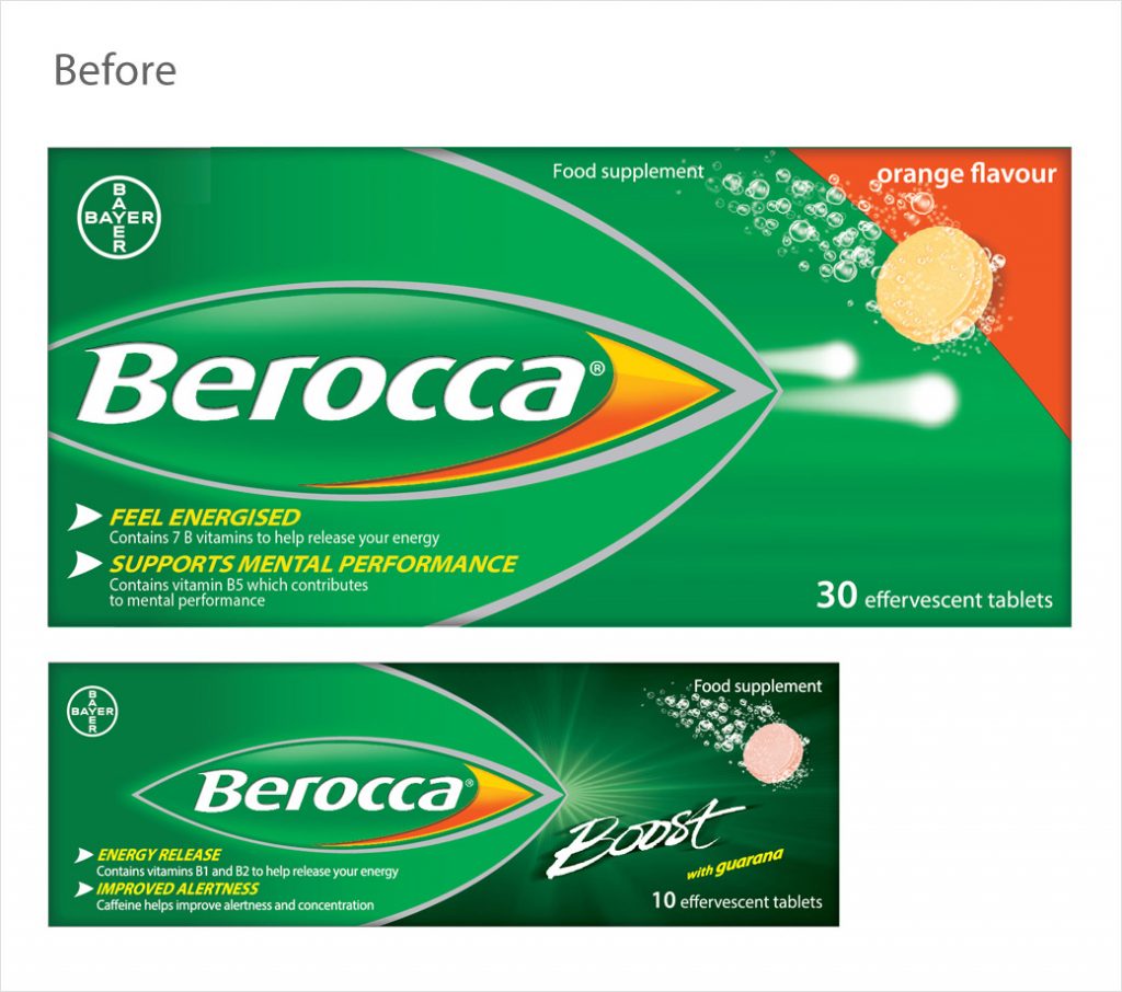 Berocca Reveals New Logo and Packaging by Free The Birds - Logo-Designer.co