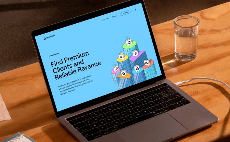 Food Platform Sharebite Gets New Logo and Brand Identity by Landscape - Logo-Designer.co