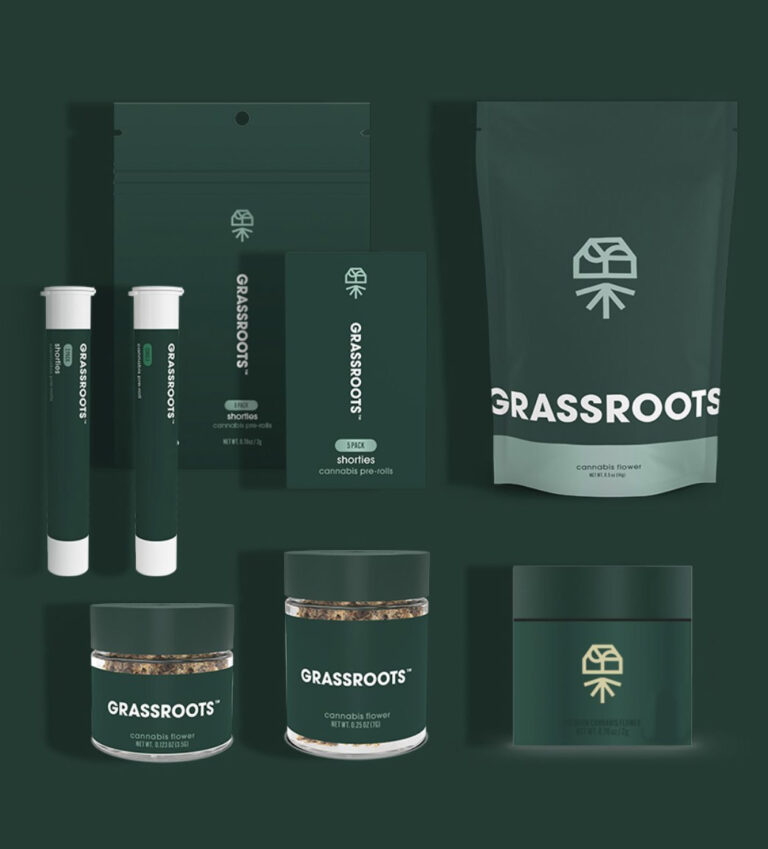 Cannabis Brand Grassroots Launches New Logo and Packaging - Logo ...