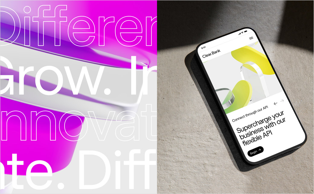 ClearBank Gets New Logo and Identity by Output - Logo-Designer.co