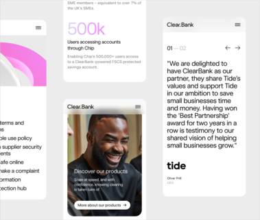ClearBank Gets New Logo and Identity by Output - Logo-Designer.co