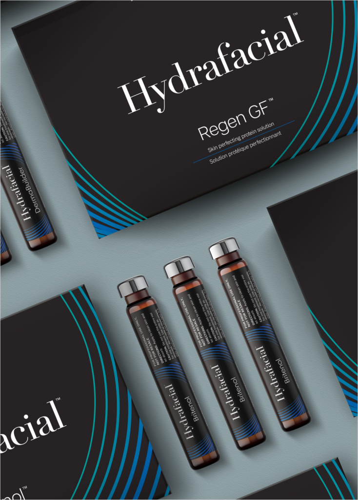 Hydrafacial Reveals New Logo and Packaging Design by Free The Birds - Logo-Designer.co