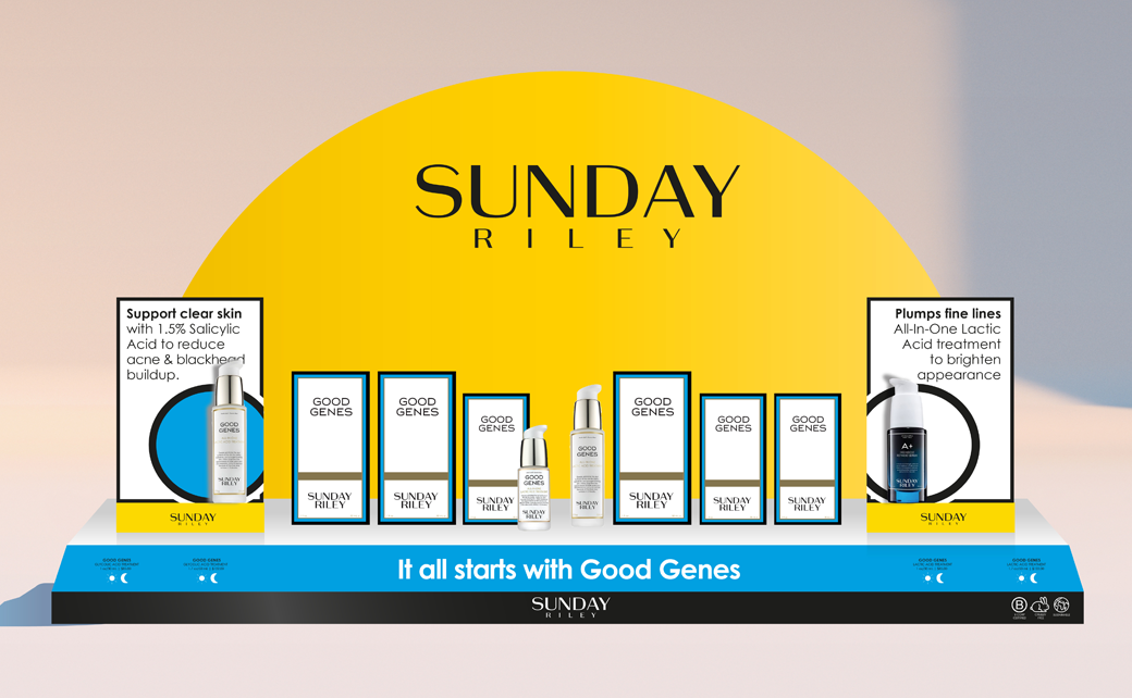 Free The Birds Redesigns Sunday Riley’s In-Store Logo and Branding ...