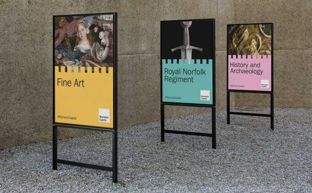 Norwich Castle Debuts New Logo and Branding by The Click - Logo-Designer.co