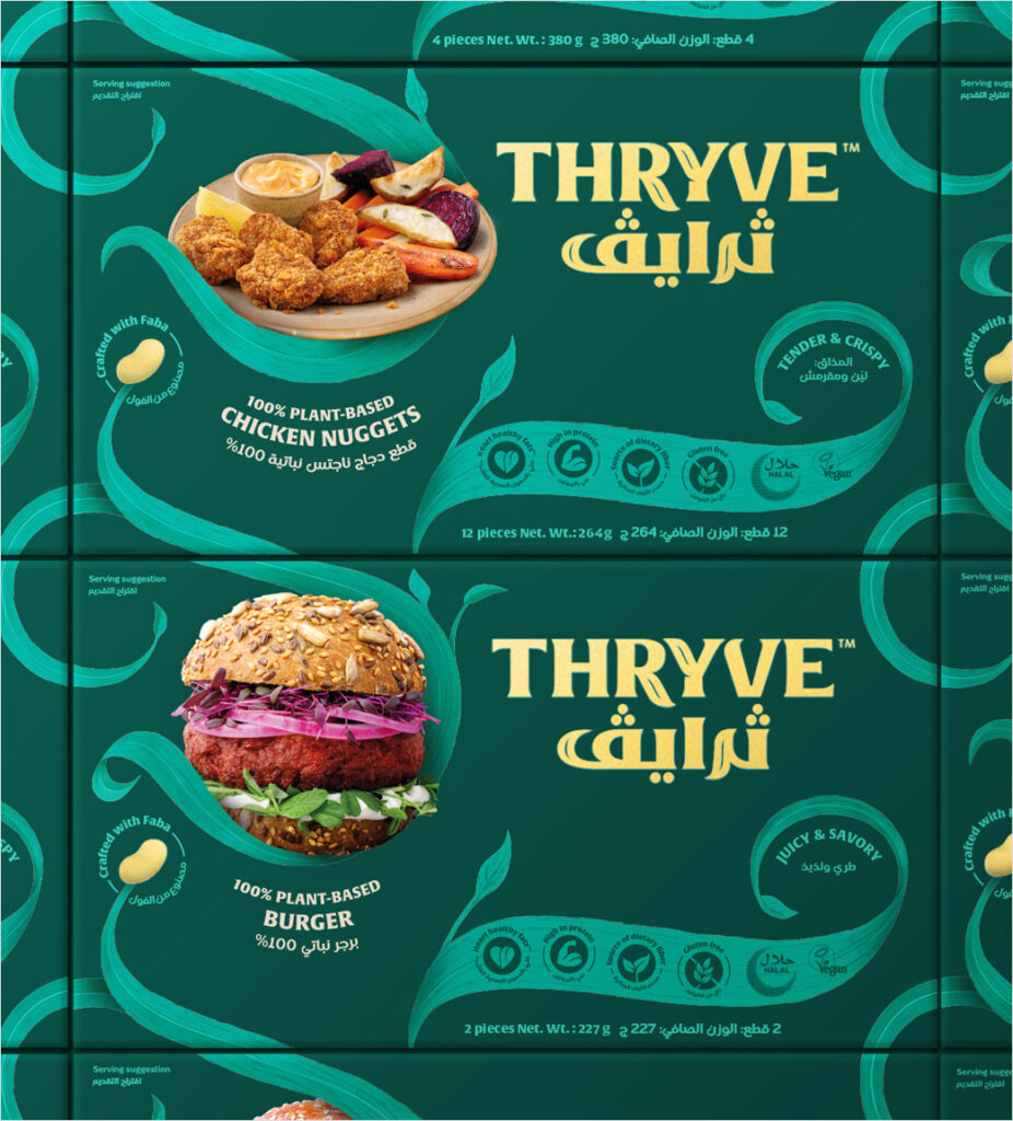 WMH&I Creates Logo and Packaging for Arabian Food Brand – ‘THRYVE ...