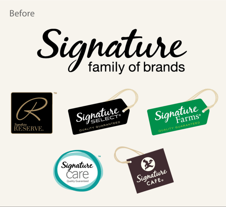 Albertsons' Signature Range Gets New Logo and Packaging Design - Logo ...