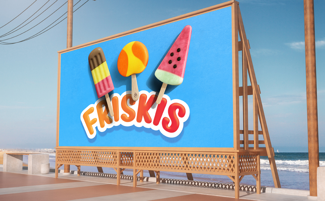JDO Redesigns Ice Lolly Brand – Friskis - Logo-Designer.co