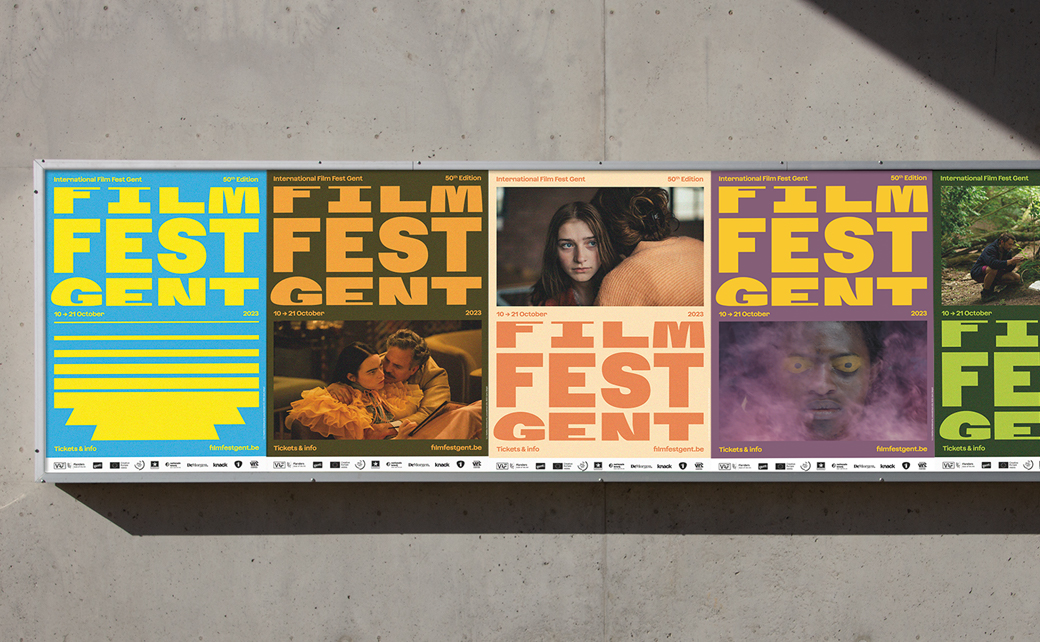 Film Fest Gent Marks Half Centenary with New Logo and Branding - Logo ...