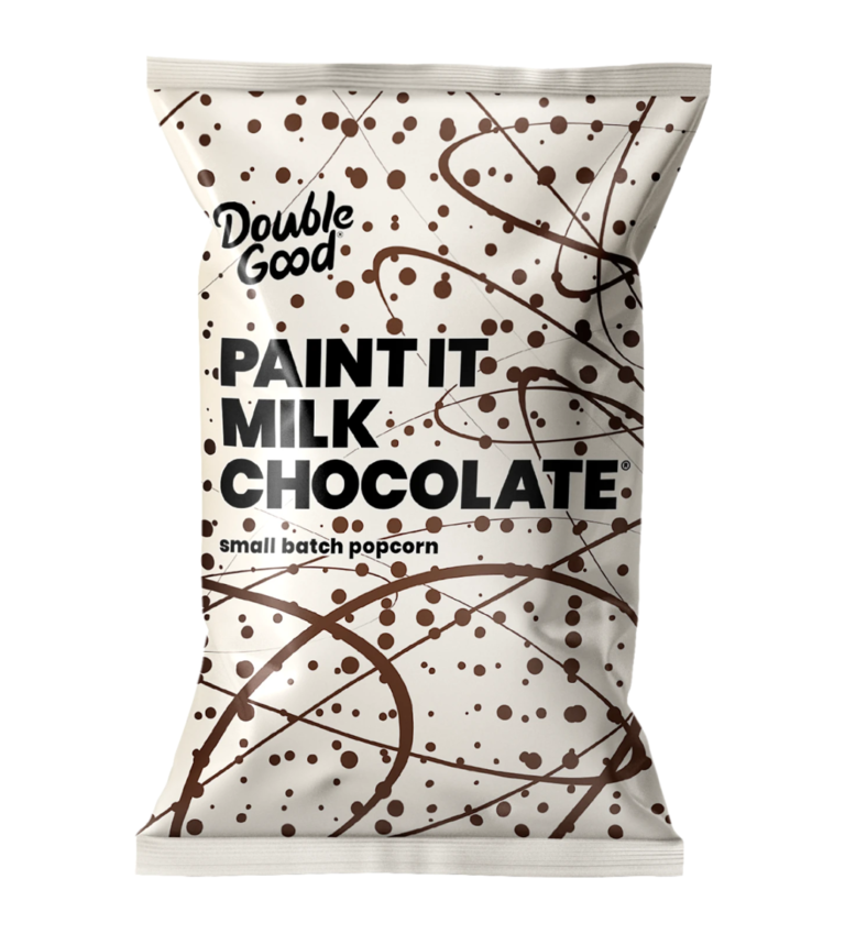 Double Good Popcorn Unveils New Logo and Packaging Design - Logo ...