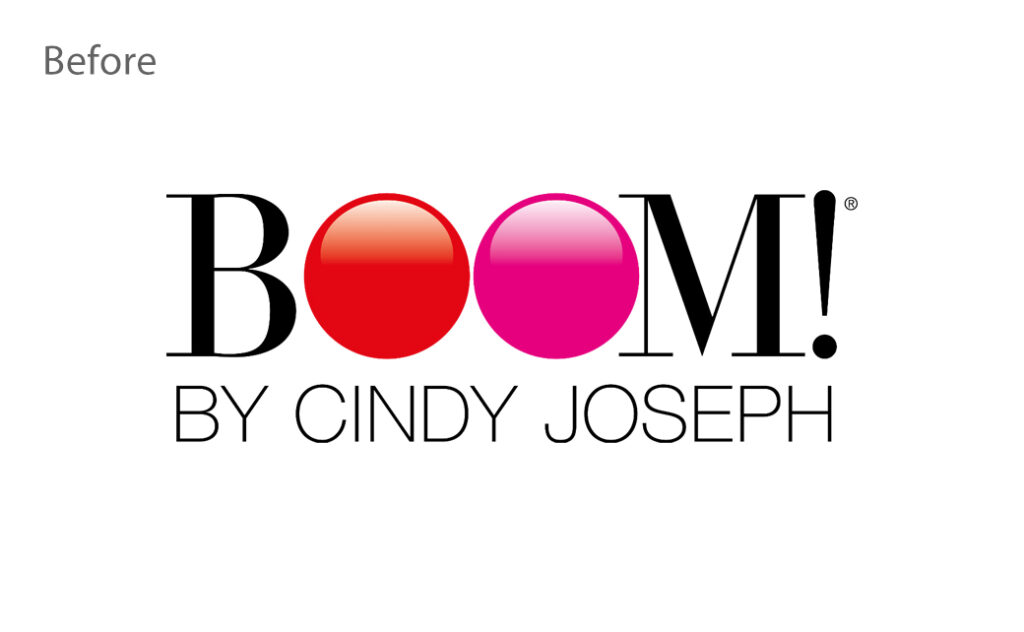 Beauty Brand BOOM! by Cindy Joseph Updates Name and Logo - Logo-Designer.co