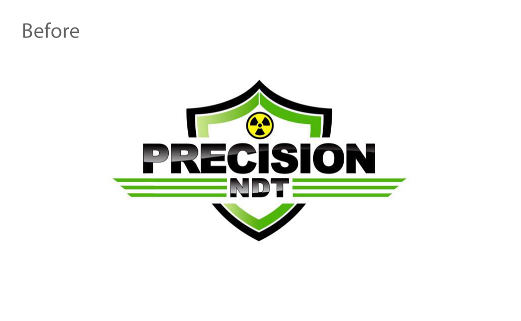 Precision NDT Updates Name and Logo Design - Logo-Designer.co