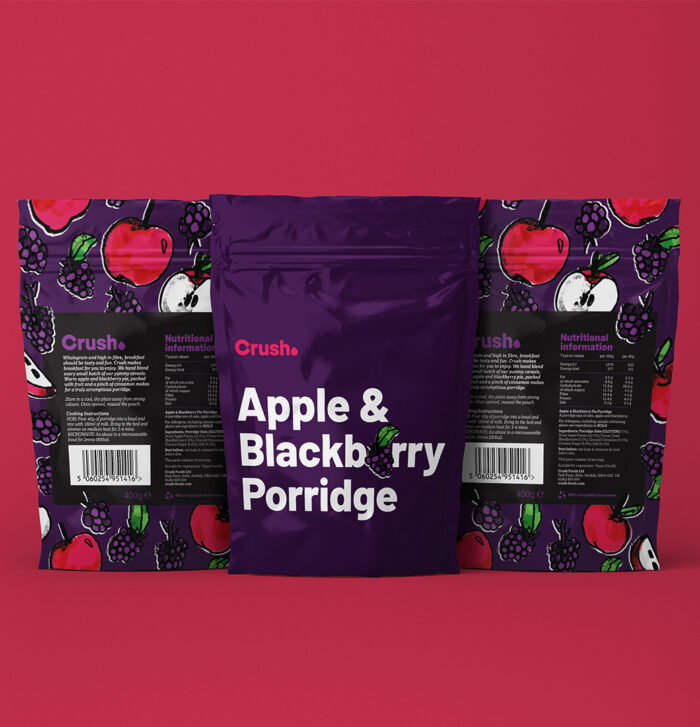 Crush Foods Gets New Logo and Packaging Design by Production bureau ...