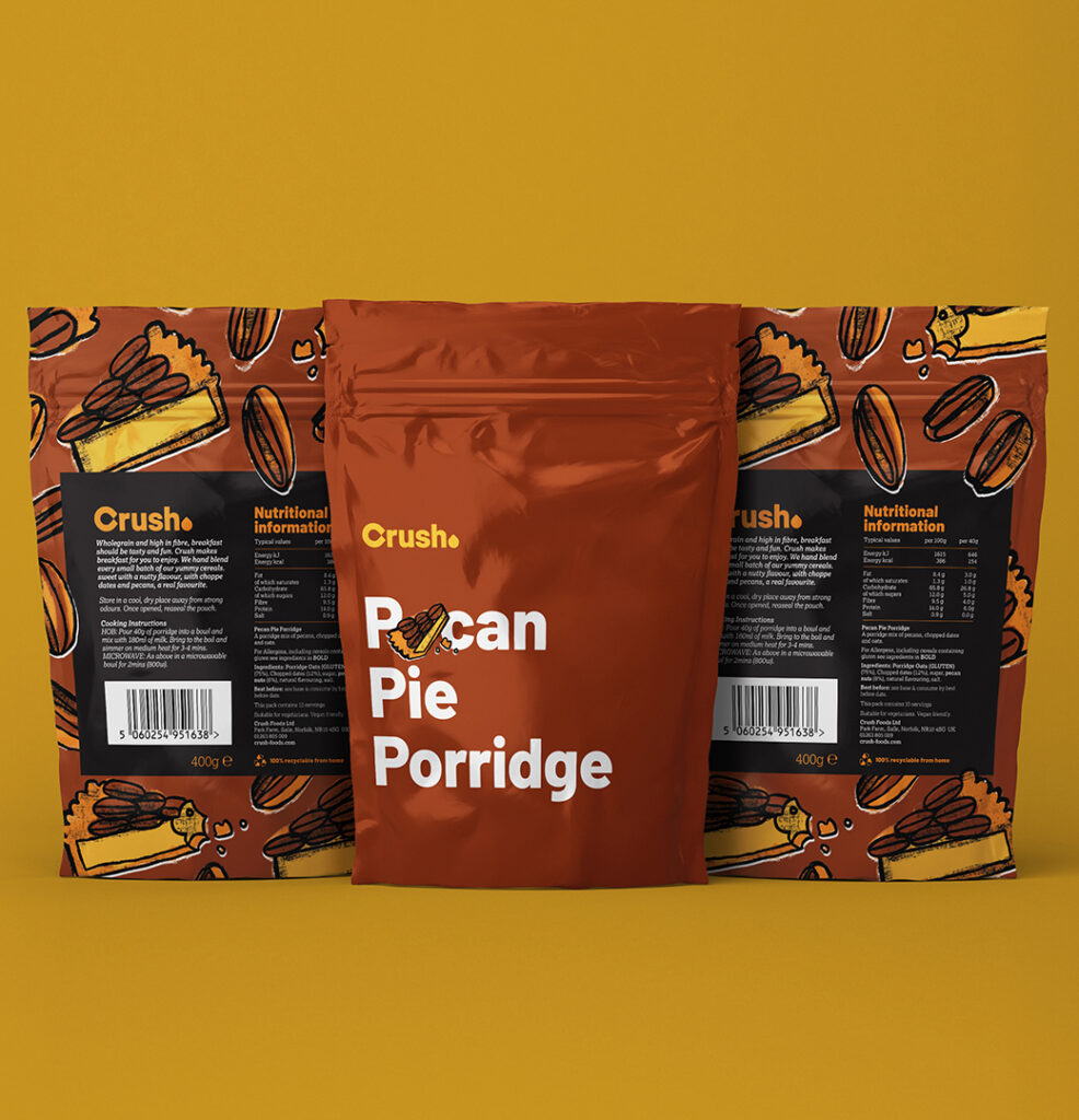 Crush Foods Gets New Logo and Packaging Design by Production bureau ...