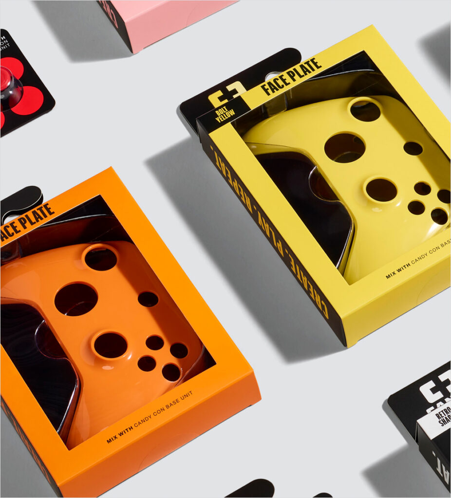 WMH&I Designs Logo and Packaging for New 'CANDY CON' Gamepads - Logo-Designer.co