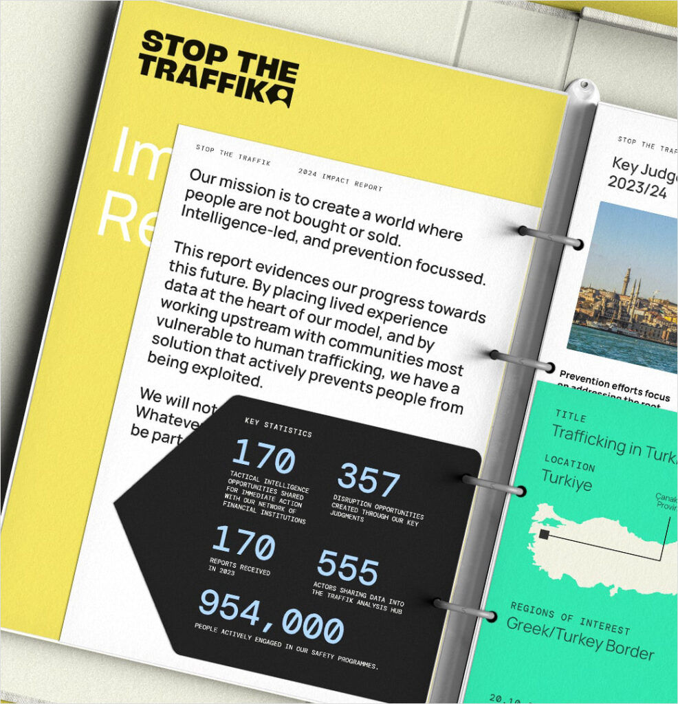 Fold7Design Rebrand STOP THE TRAFFIK - Logo-Designer.co