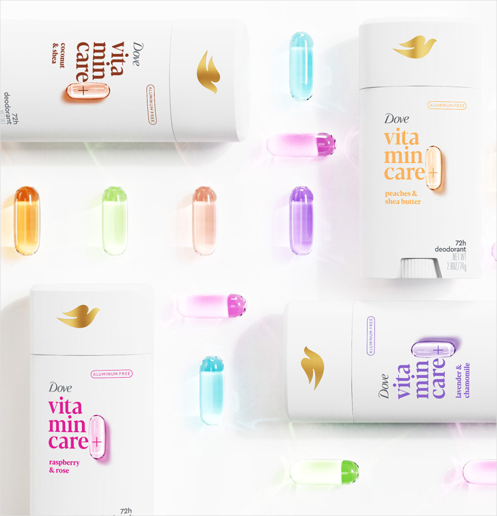 JDO Designs Dove ‘VitaminCare+’ Range - Logo-Designer.co