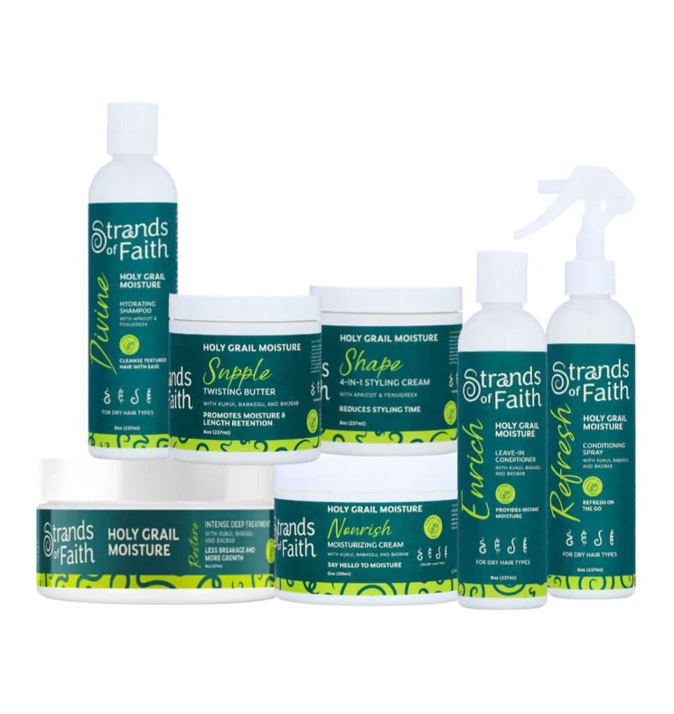 Hair Brand Strands of Faith Unveils New Logo and Packaging - Logo ...