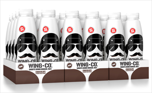 ‘Wing-Co’ Milk Drink Branding Design by PB Creative - Logo Designer