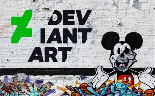 Moving Brands Creates New Identity for DeviantArt - Logo Designer