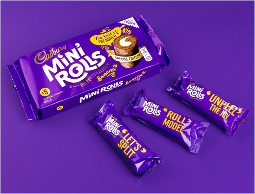 Robot Food Unveils New Look for Cadbury Mini Rolls - Logo Designer ...