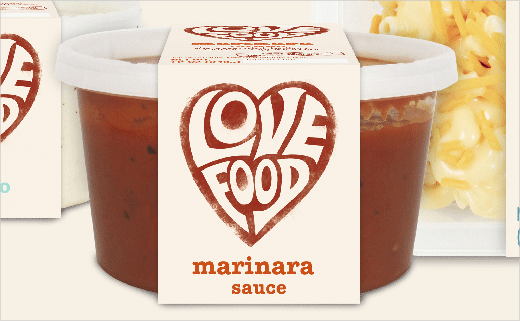 Pemberton & Whitefoord Creates 'Love Food' Brand - Logo-Designer.co